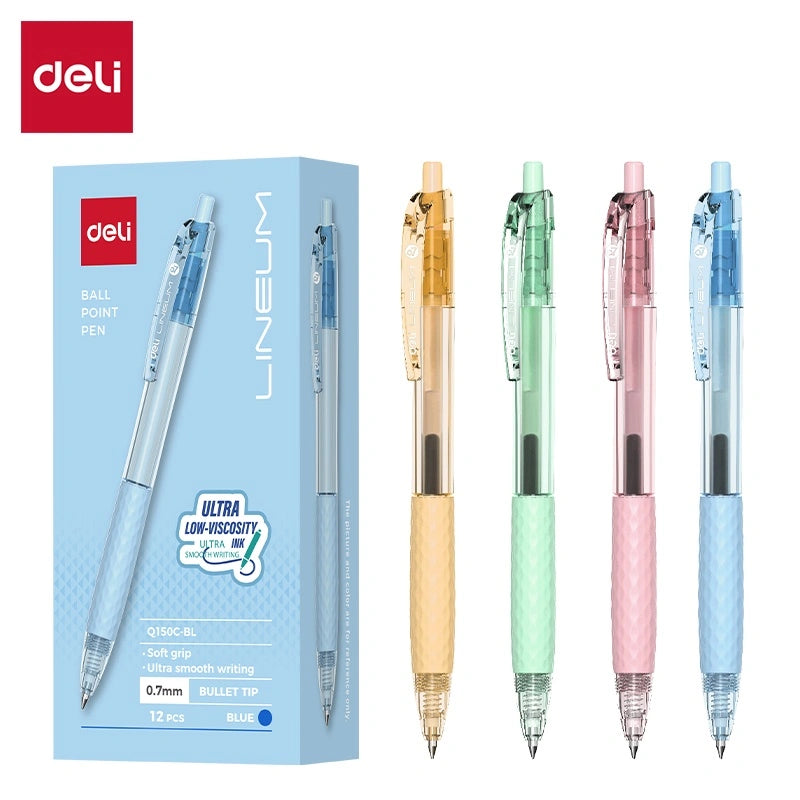 DELI-BALL PEN 0.7 BLUE PACK OF 12 PCS – Dubai library distributors